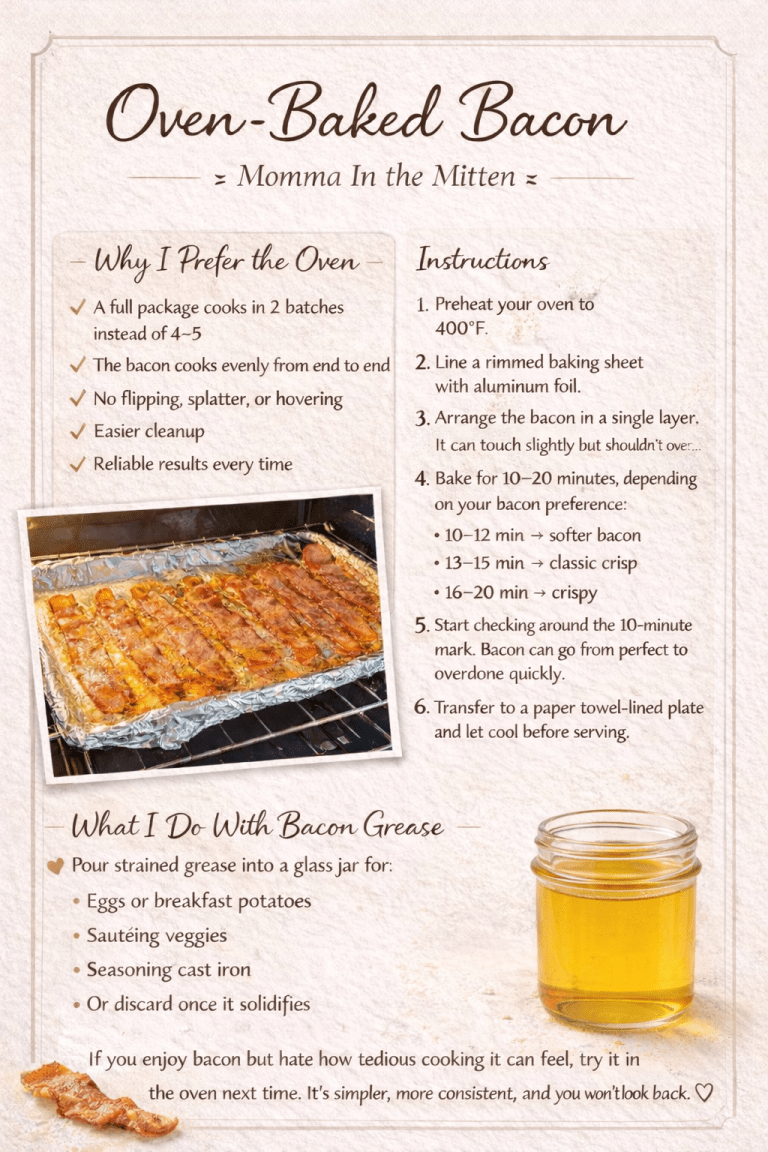 Oven Baked Bacon – Momma In The Mitten